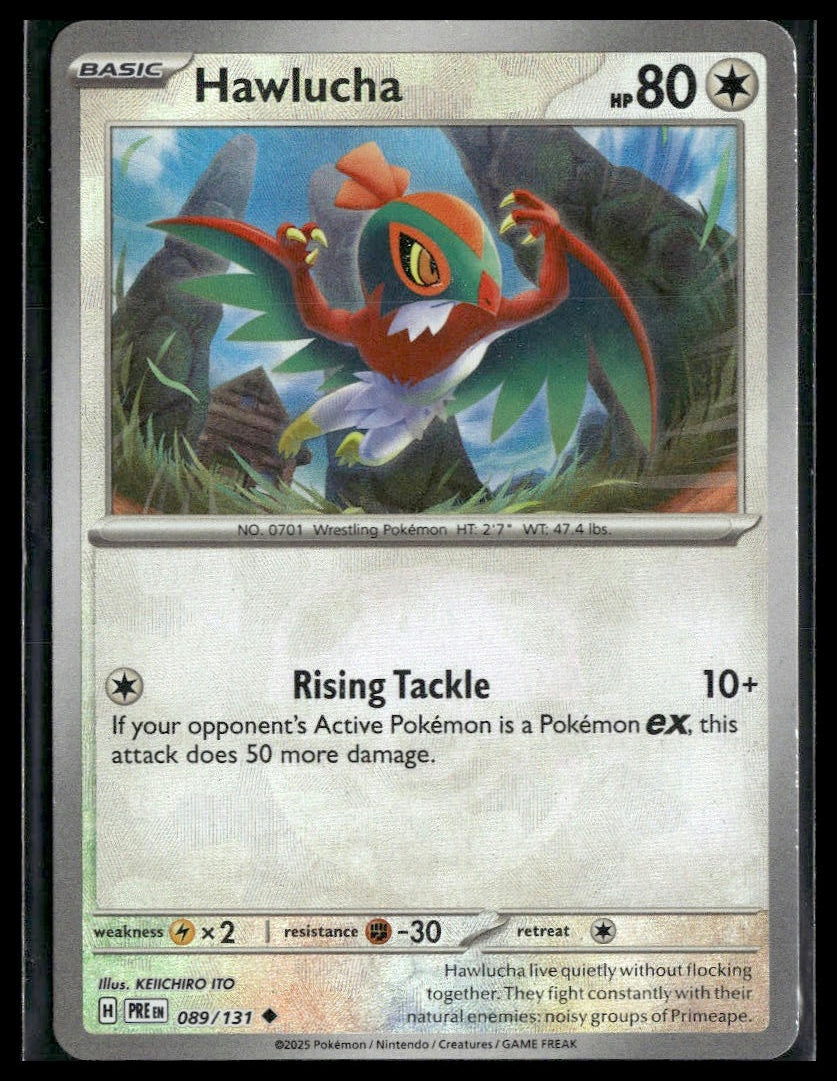 Hawlucha (Master Ball) #089/131 Prismatic Evolutions VLP – Ready Mark Cards
