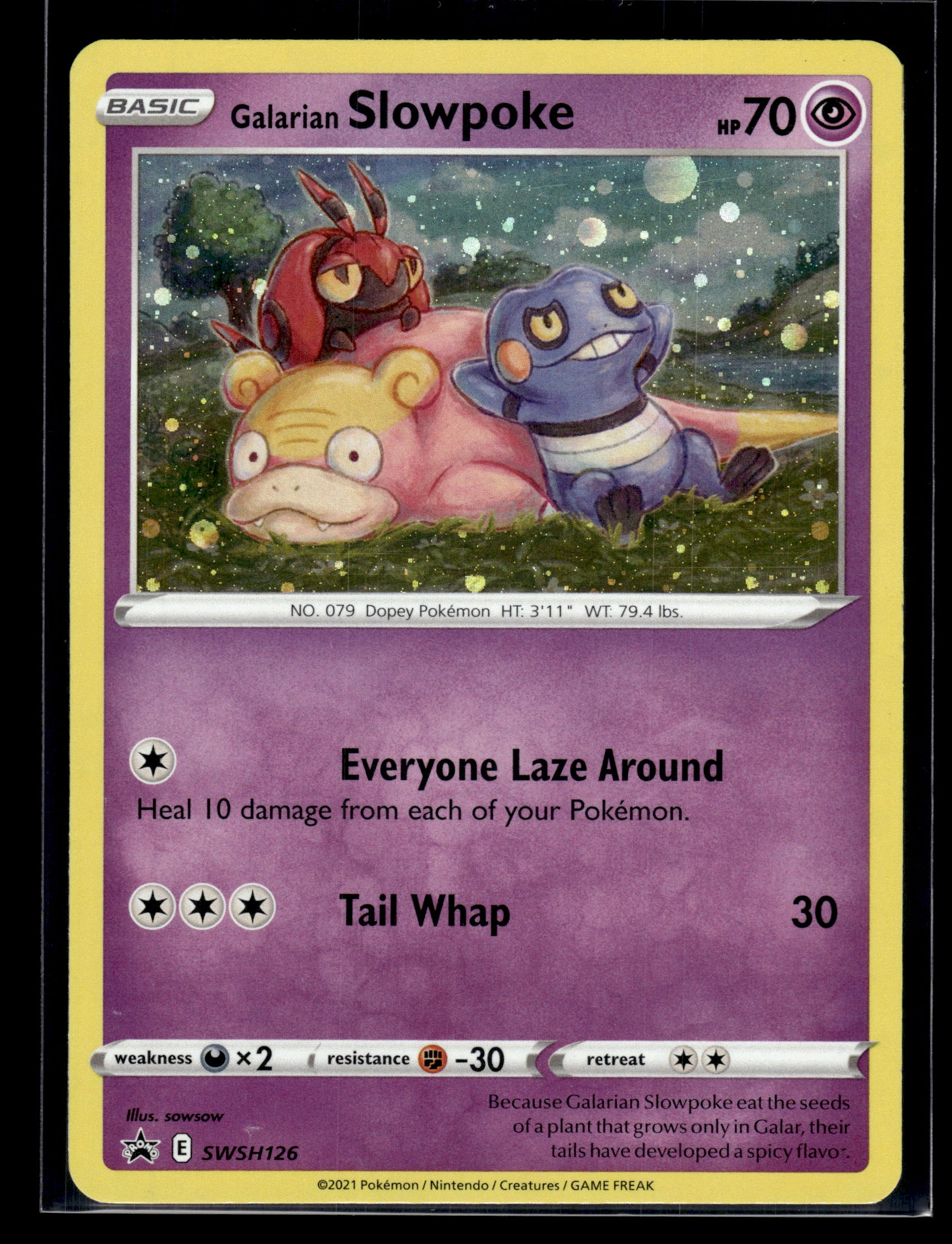Galarian Slowpoke #SWSH126 Sword & Shield Promo Cards LP – Ready Mark Cards