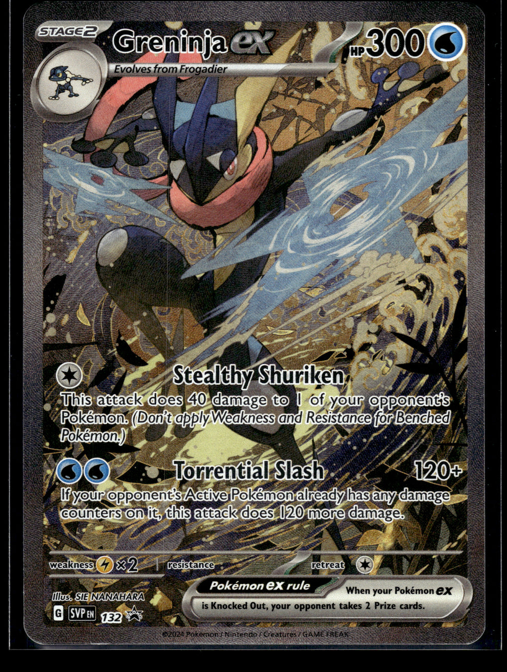 Greninja ex #132 Scarlet & Violet Promo Cards VLP – Ready Mark Cards